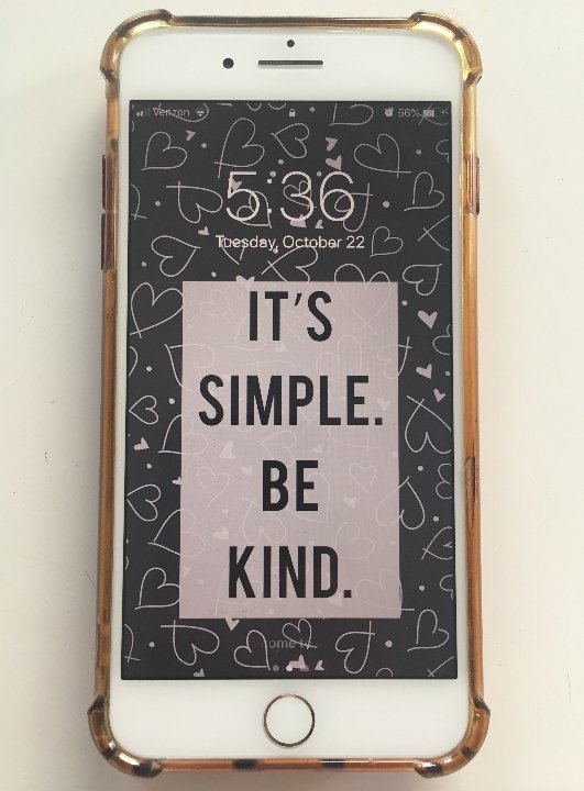 It's Simple. Be Kind. Mobile Wallpapers – Kind Cotton
